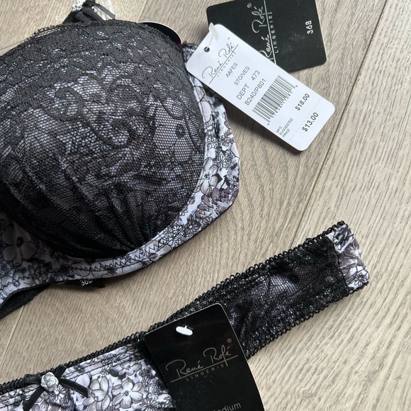 Rene Rofe | Intimates & Sleepwear | Ren Rof Lace Pushup Bra Matching ...